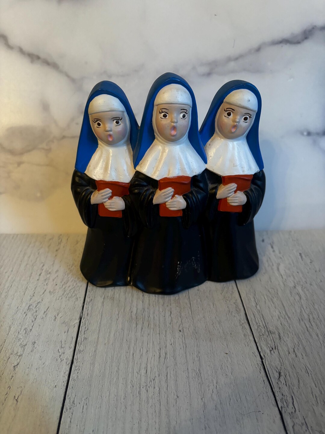 Nun Statue, Catholic Statue, Three Nuns, Nuns Figurine, Vintage Nuns ...