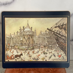 Vintage Trays, Lady Clare Trays, Anton Pieck Trays, Anton Pieck Art ...