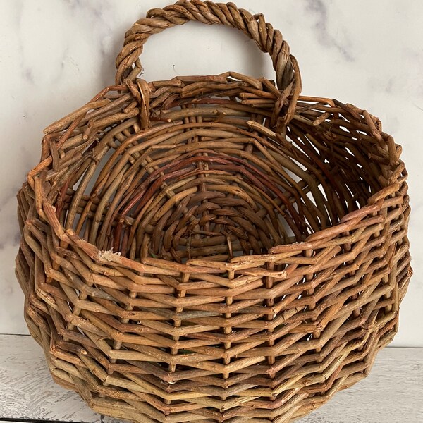 Rustic Basket - Etsy