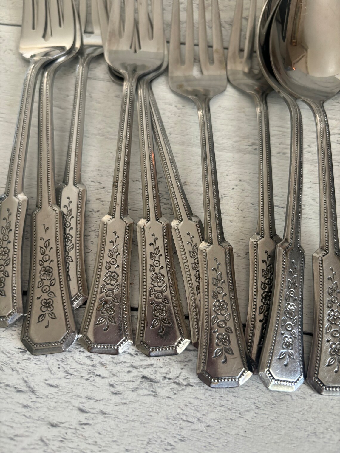 Vintage Rogers Utensils, Floral Spoons, Floral Spoons, Rogers Spoons ...