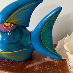 Vintage Fish Decor, Pottery Fish, Beach House Decor, Beach Theme Decor ...