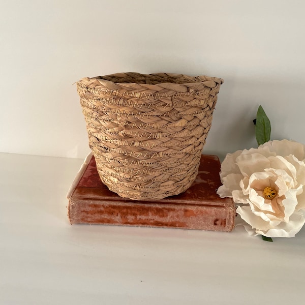 Wicker Planter - Etsy