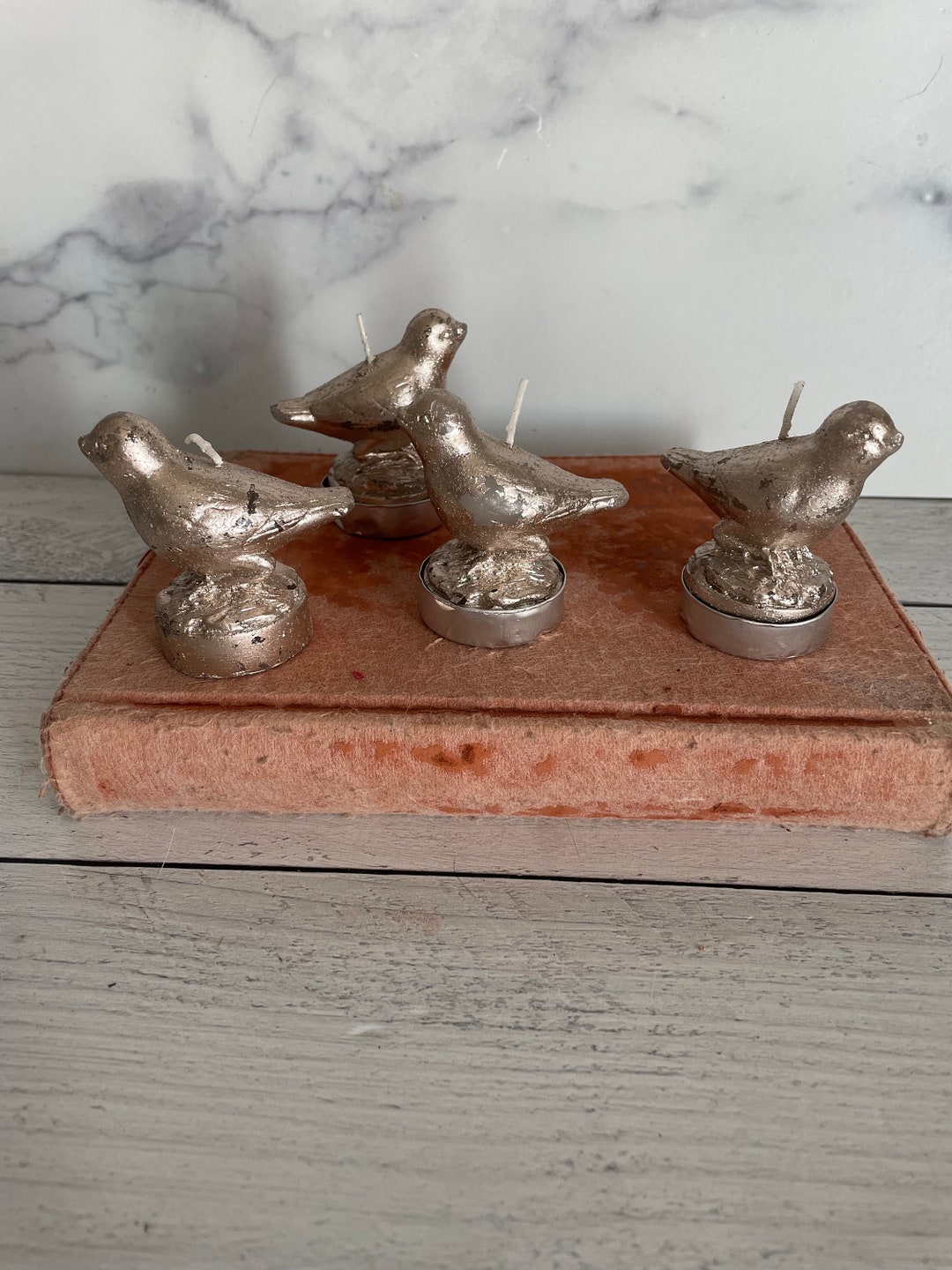 Silver Birds, Birds Candles, Silver Bird Candles, Bird Tealight Candle ...