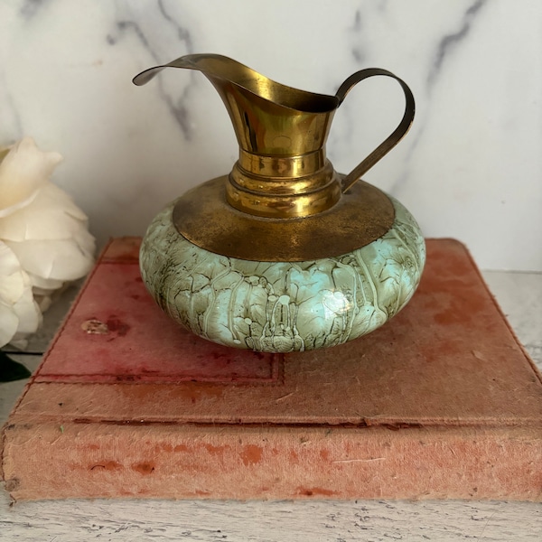 Painted Brass Delft - Etsy