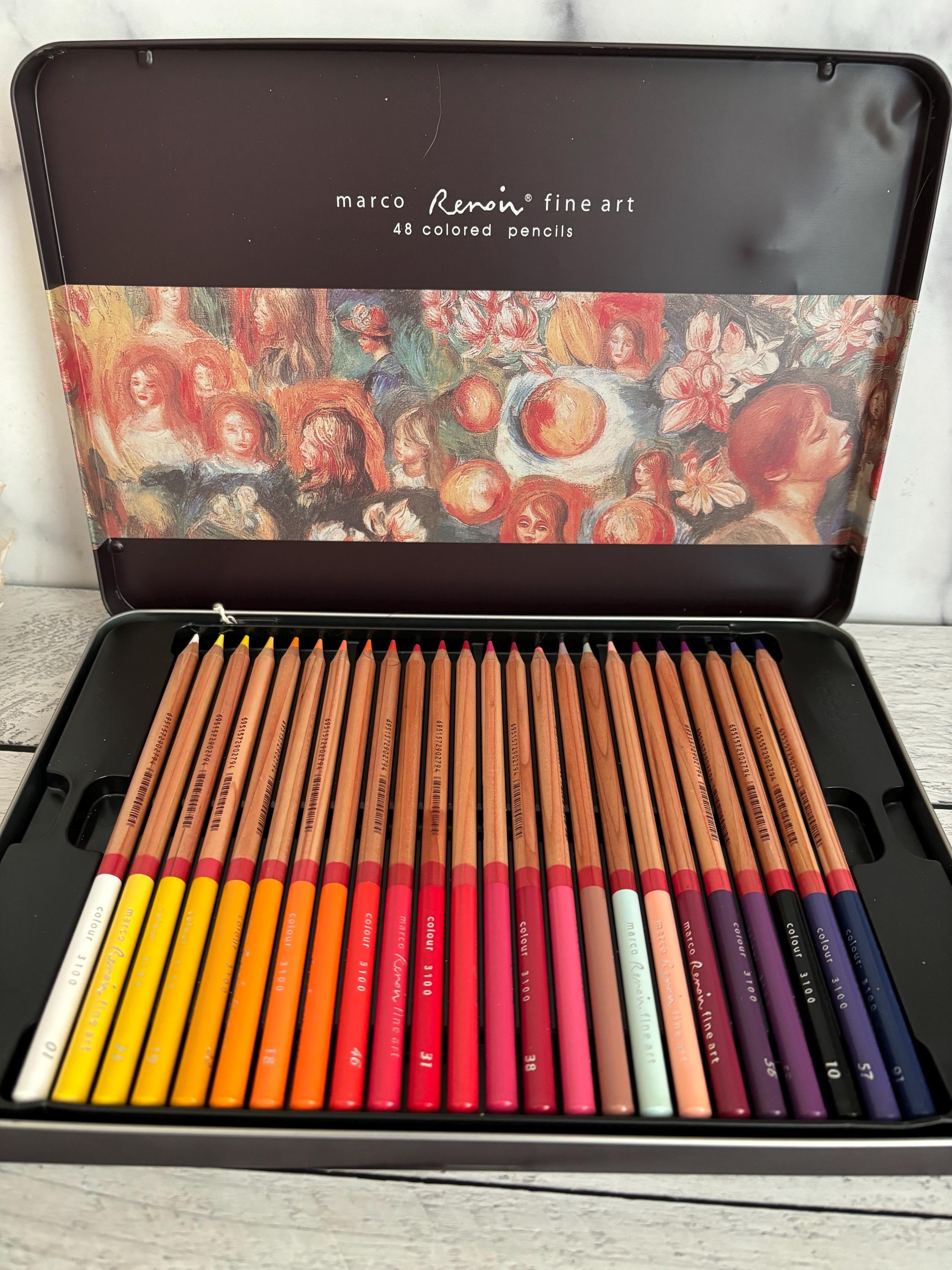 Marco Renoir Fine Art Pencils, Art Pencils, Colored Pencils - Etsy