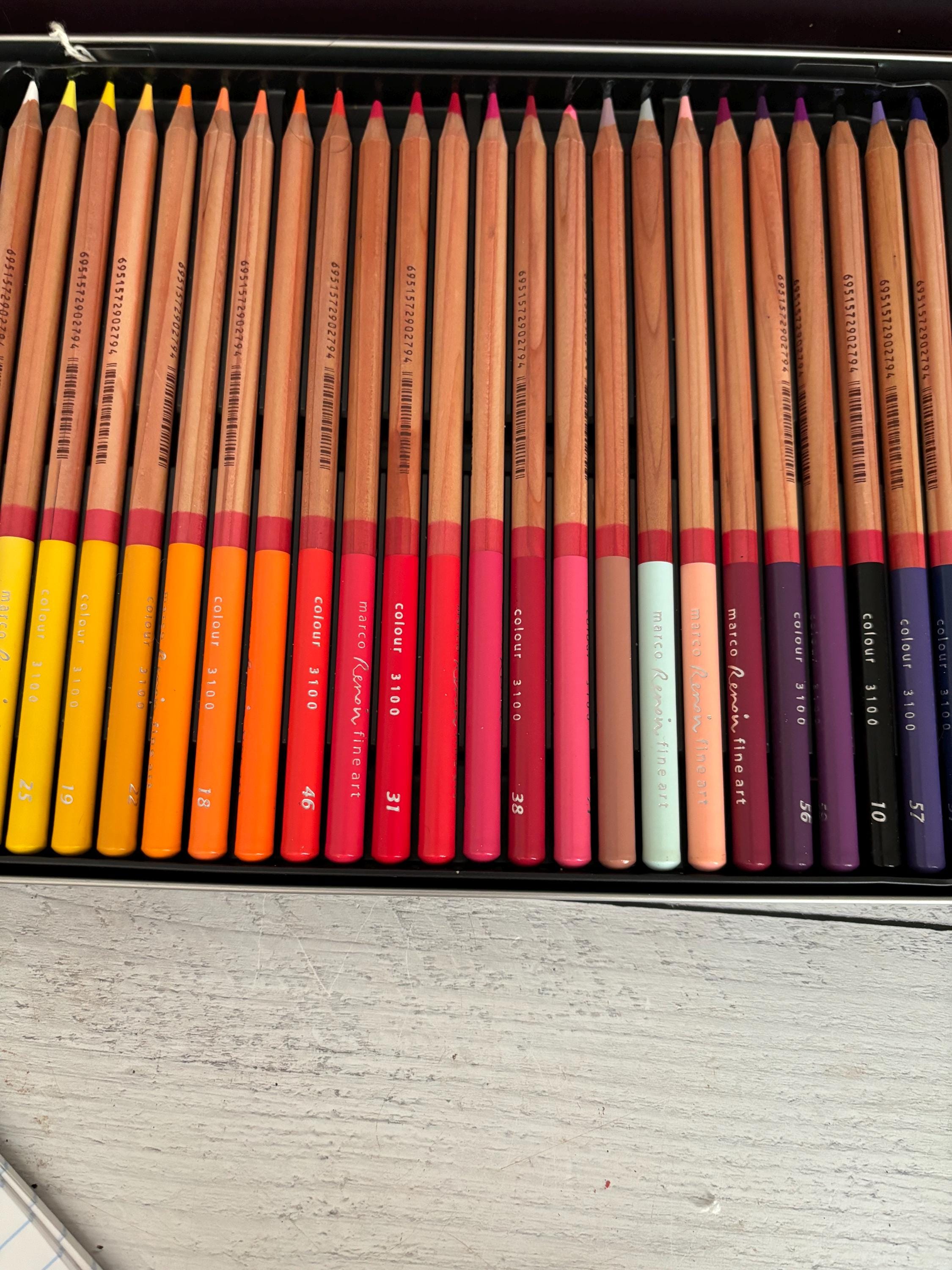Marco Renoir Fine Art Pencils, Art Pencils, Colored Pencils - Etsy