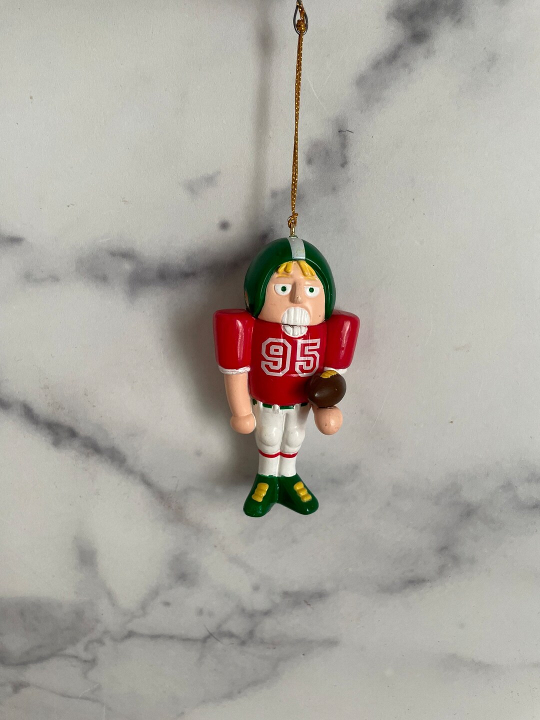Vintage Football Player, Vintage Ornament, Vintage Football Ornament ...