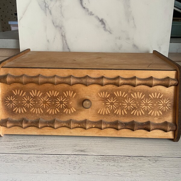 Vintage Bread Box - Etsy