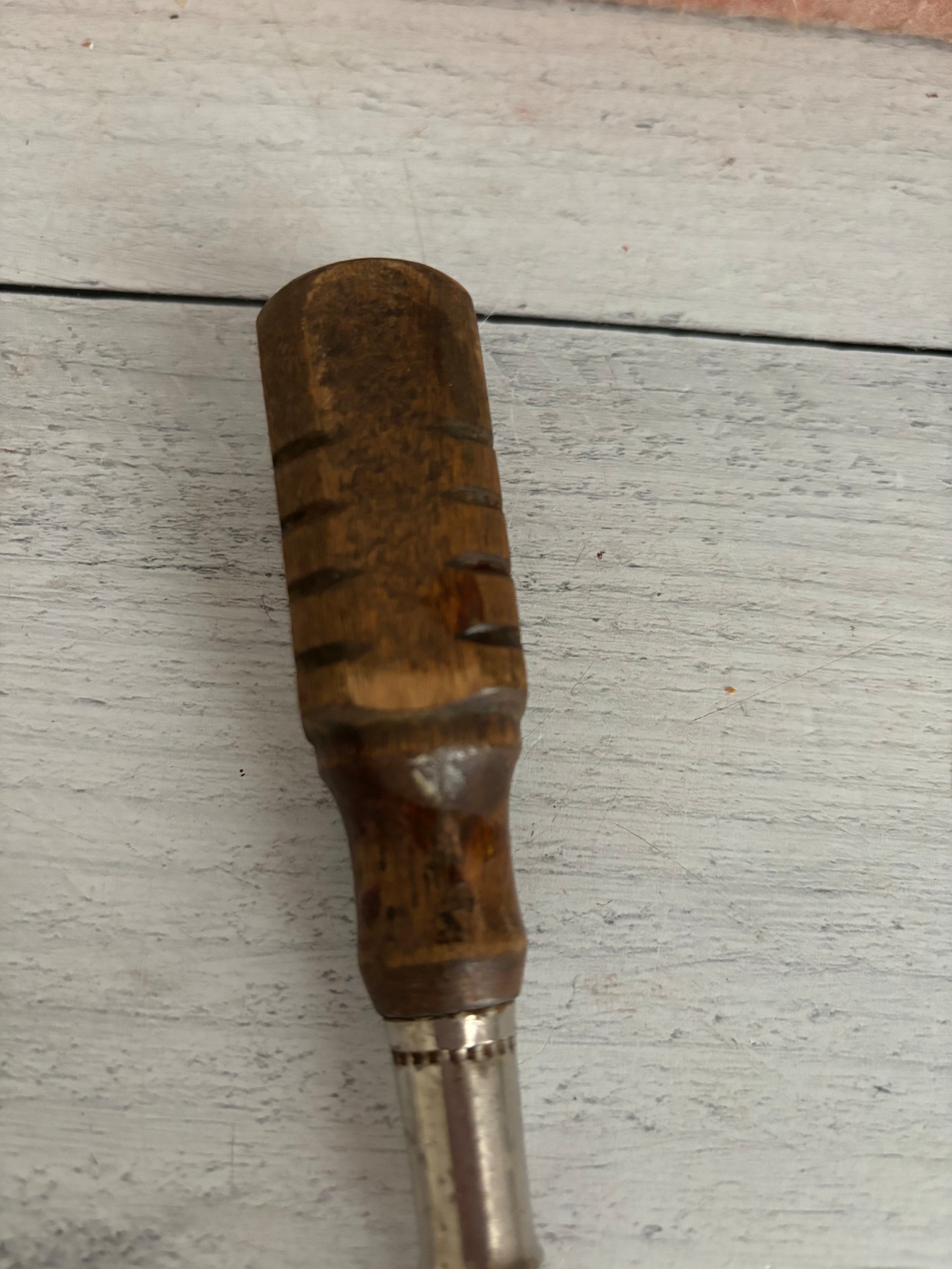 Vintage Screwdriver, Wooden Screwdriver, Wood Handle Screwdriver, Flat ...