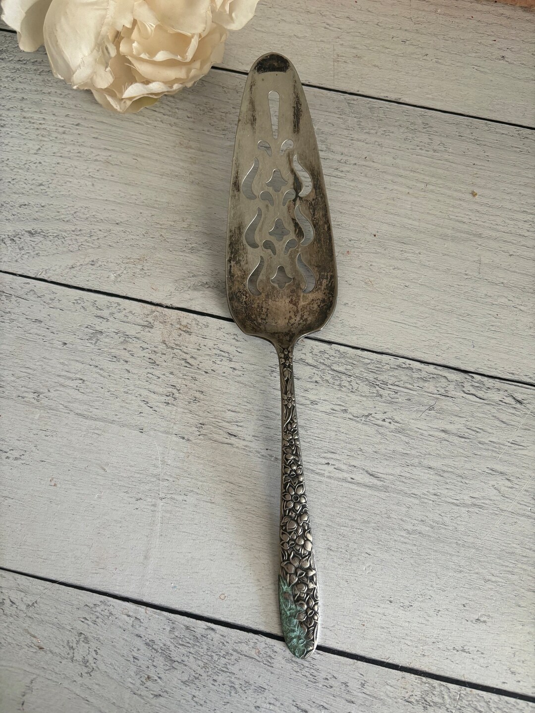 Vintage Silver Plate Cake Server, Vintage Pie Server, National Silver ...