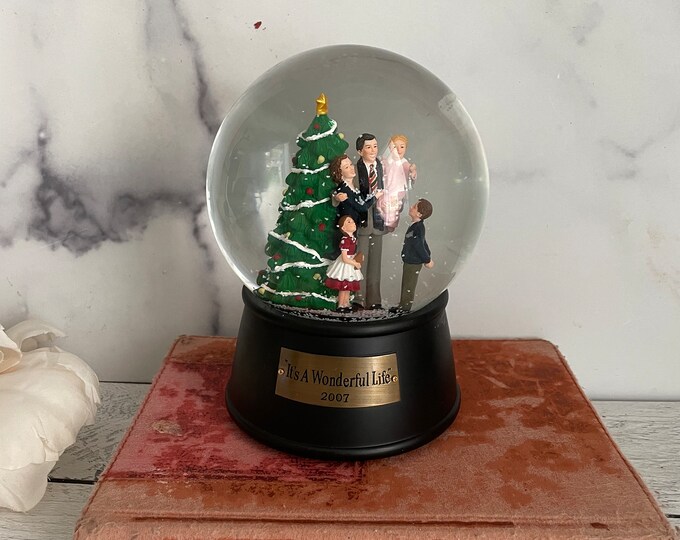 It's A Wonderful Life Snow Globe, Vintage Snow Globe, Collectible Snow ...