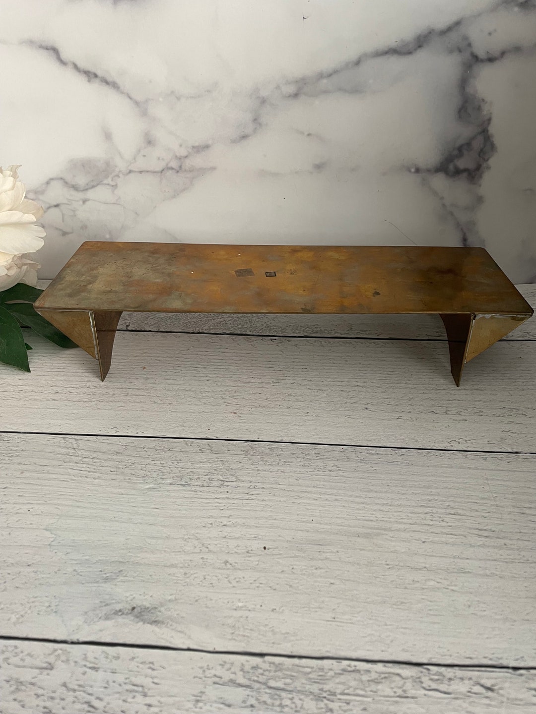 Vintage Table Riser Display Stand Gold Stand Metal Display - Etsy