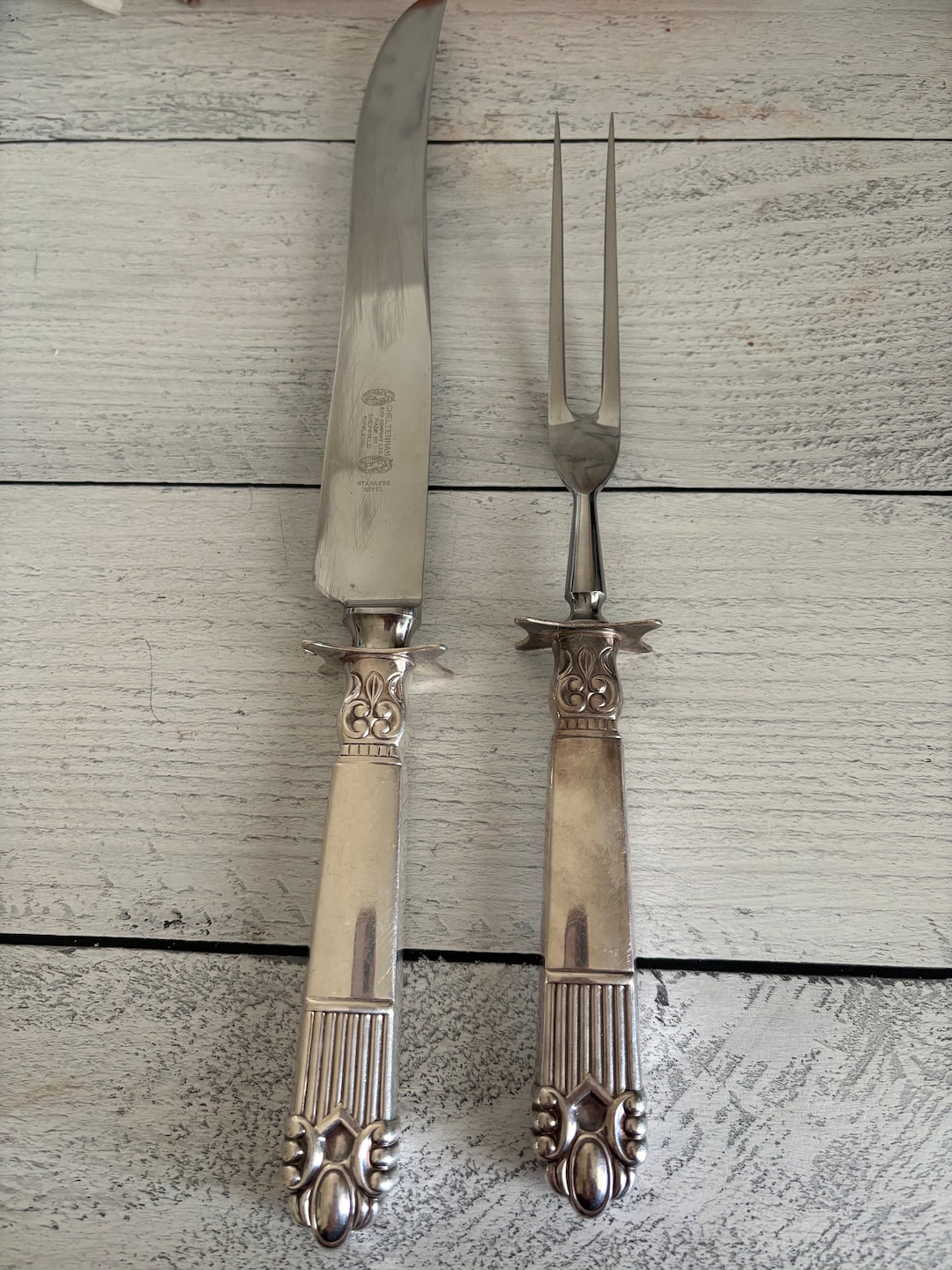 Vintage Carving Set, Cheltenham Carving Set, Sheffield England - Etsy