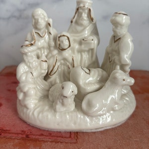 Vintage Nativity Set, White Nativity, Porcelain Nativity, Vintage ...