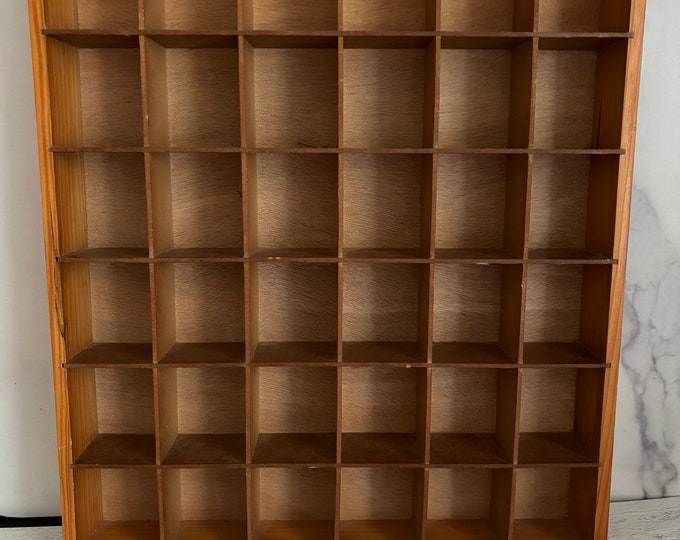 Compartment Shelf, Wood Shadow Box, Display Shelf, Nick Nack Shelf ...