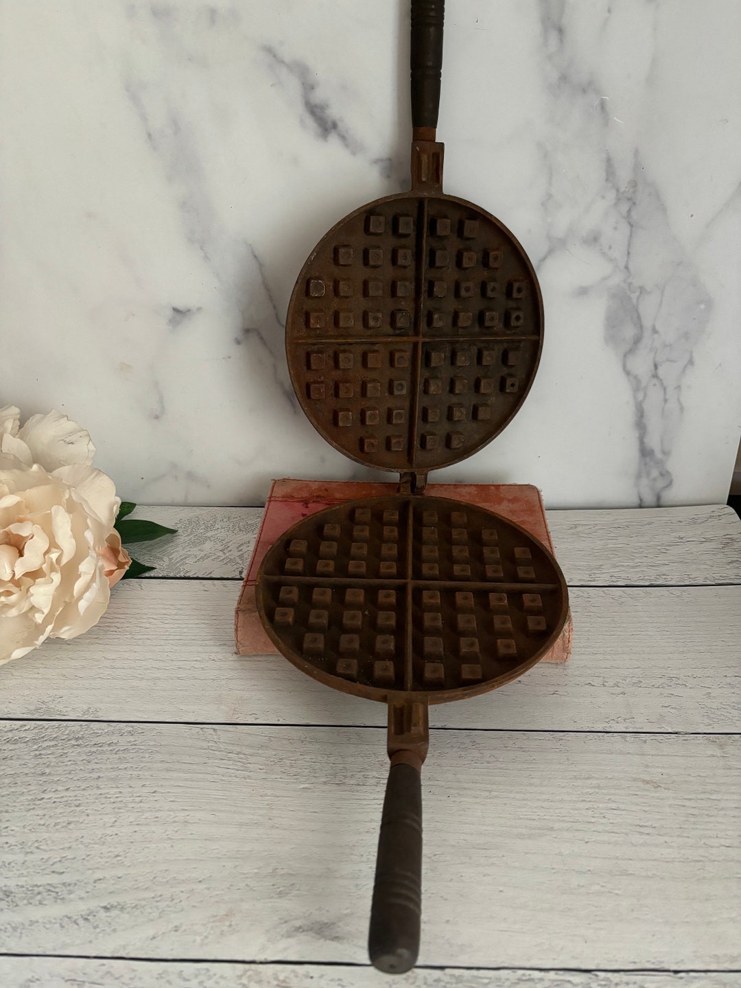 National Waffle Maker, Antique Waffle Maker, Cast Iron Waffle Maker ...
