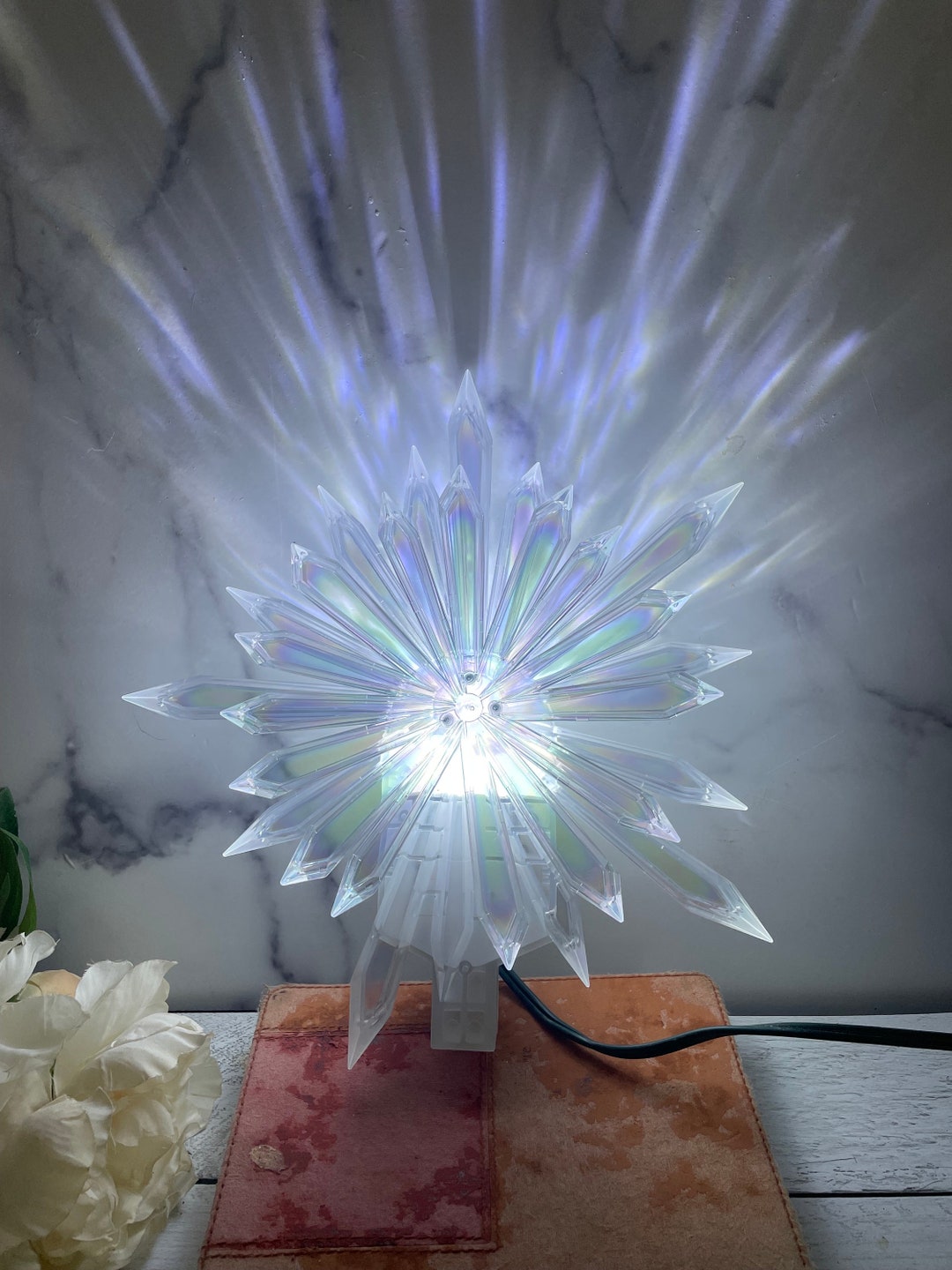 Kaleidoscope Tree Topper, Light Show Tree Topper, Crystal Tree Topper ...