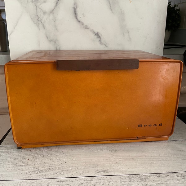 Vintage Bread Box - Etsy