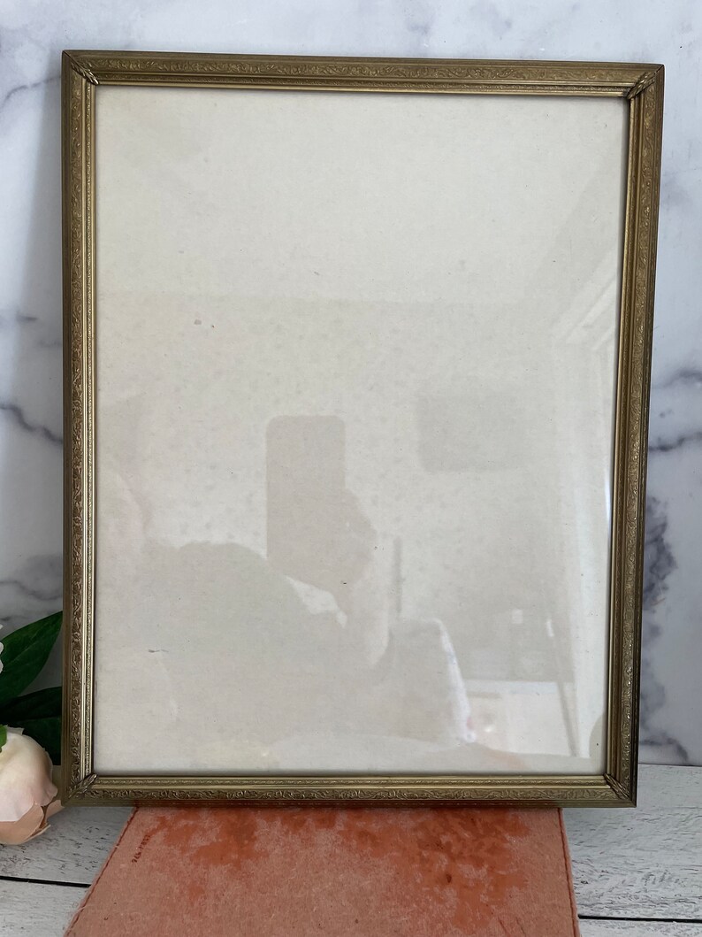 Large Picture Frame, Vintage Picture Frame, Rectangular Picture Frame ...