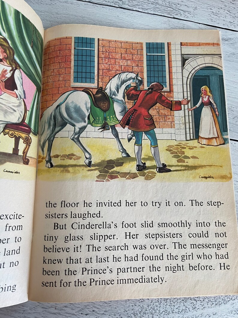 Vintage Cinderella Book Old Cinderella Book 1967 Cinderella - Etsy