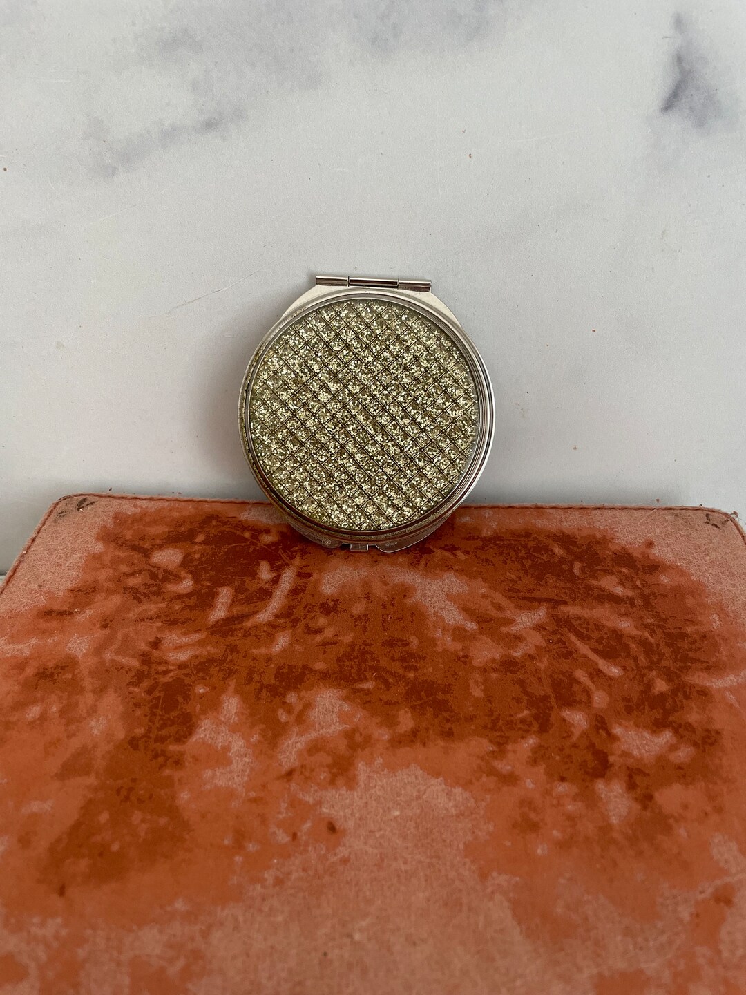 Vintage Hand Mirror, Vintage Pocket Mirror, Vintage Make up Mirror ...