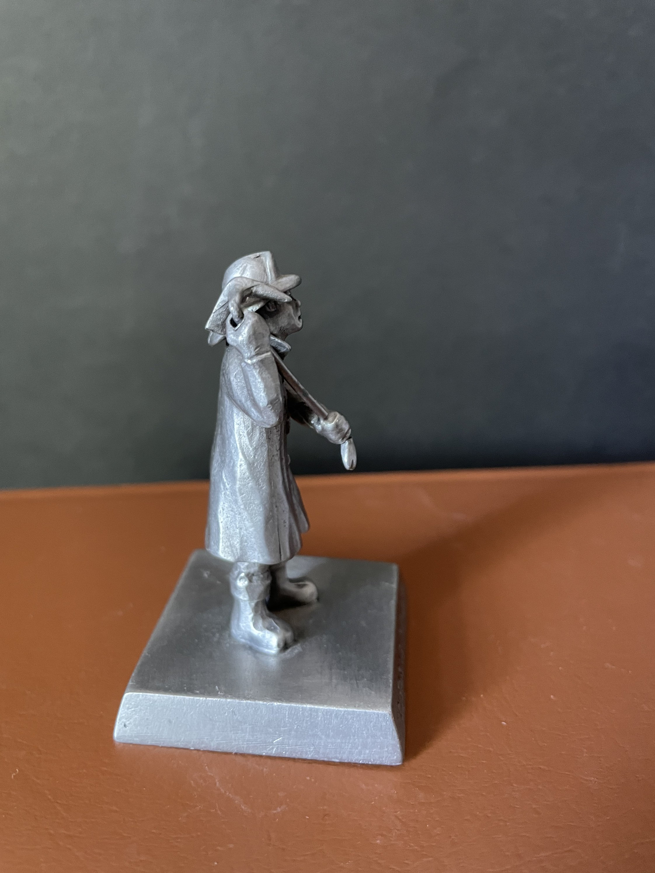 Firefighter Statue Miniature Fireman Metal Fireman Display - Etsy