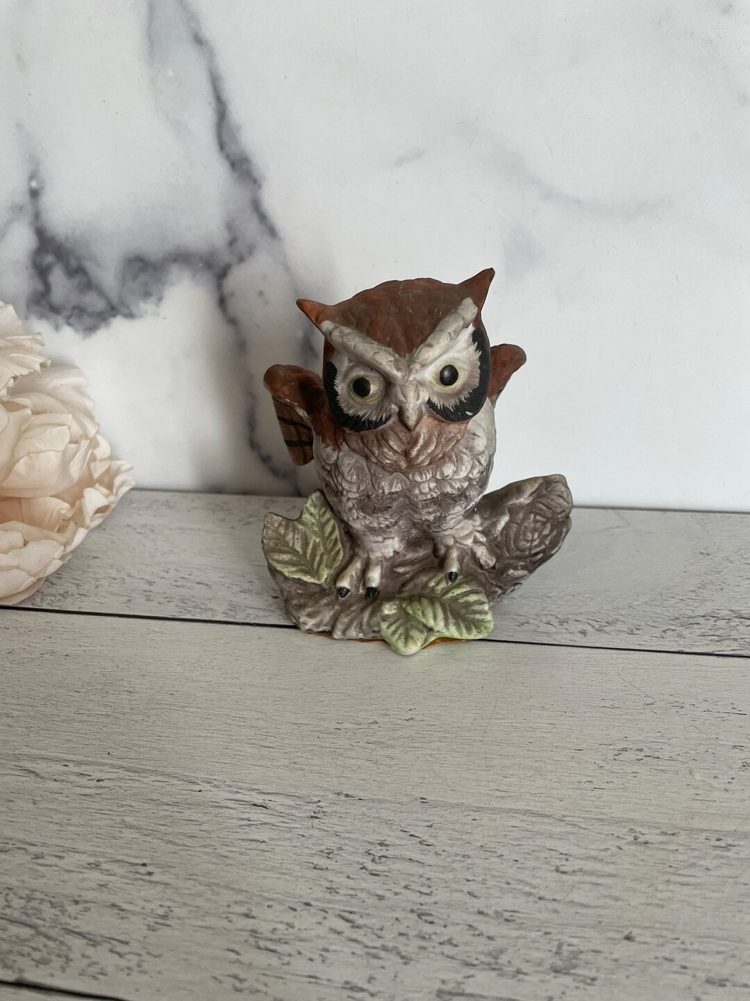 Vintage Owl, Owl Figurine, Ceramic Owl, Owl Lover, Owl Collector ...
