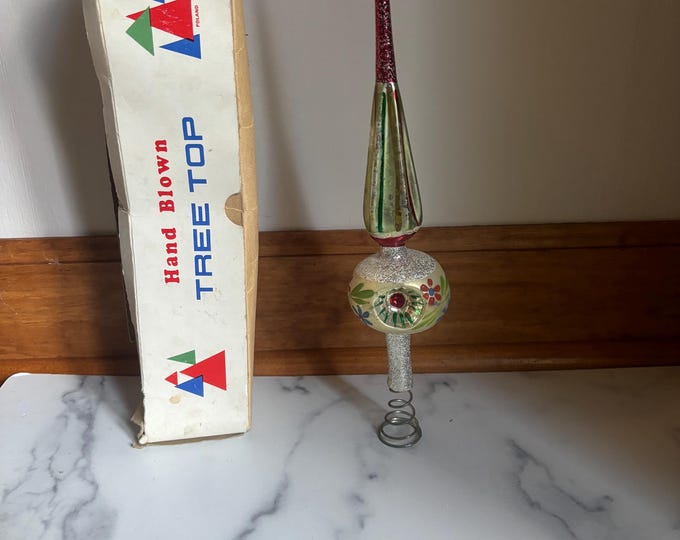 Vintage Tree Topper, Triple Indent Tree Topper, Ornament Tree Topper ...