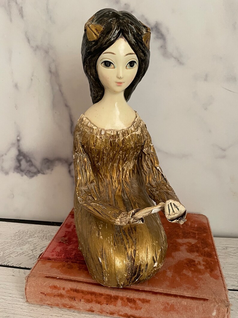 Vintage Kneeling Girl Paper Mache Girl Paper Mache Statue - Etsy Vintage Kneeling Girl Paper Mache Girl Paper Mache Statue - Etsy