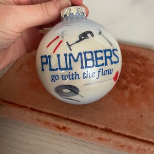 Plumbers Ornament, Gift for Plumbers - Etsy