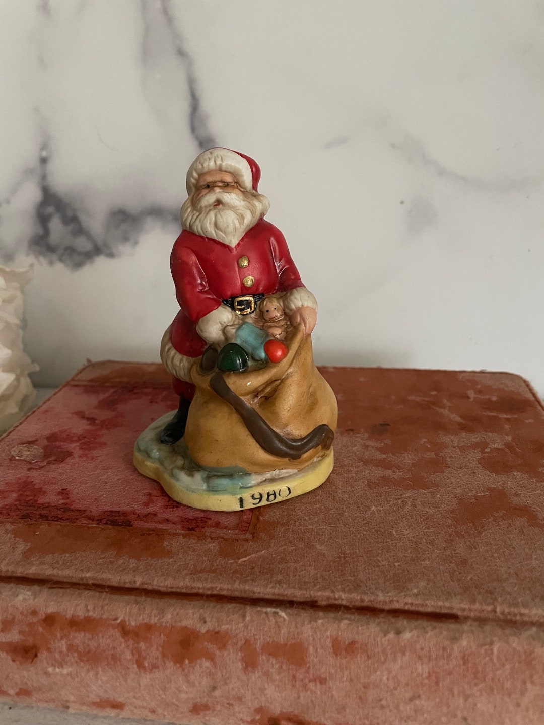 A Century of Santas, Hand Painted Santa, Ceramic Santa, Old World Santa ...