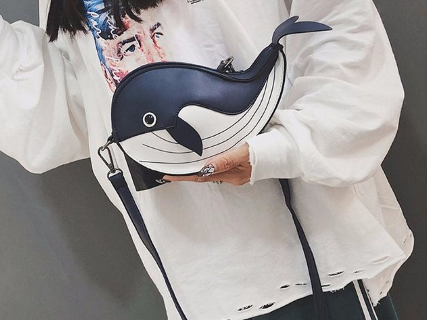 Whale Bag PDF Sewing Pattern Original Bag Pattern Whale Pattern ...