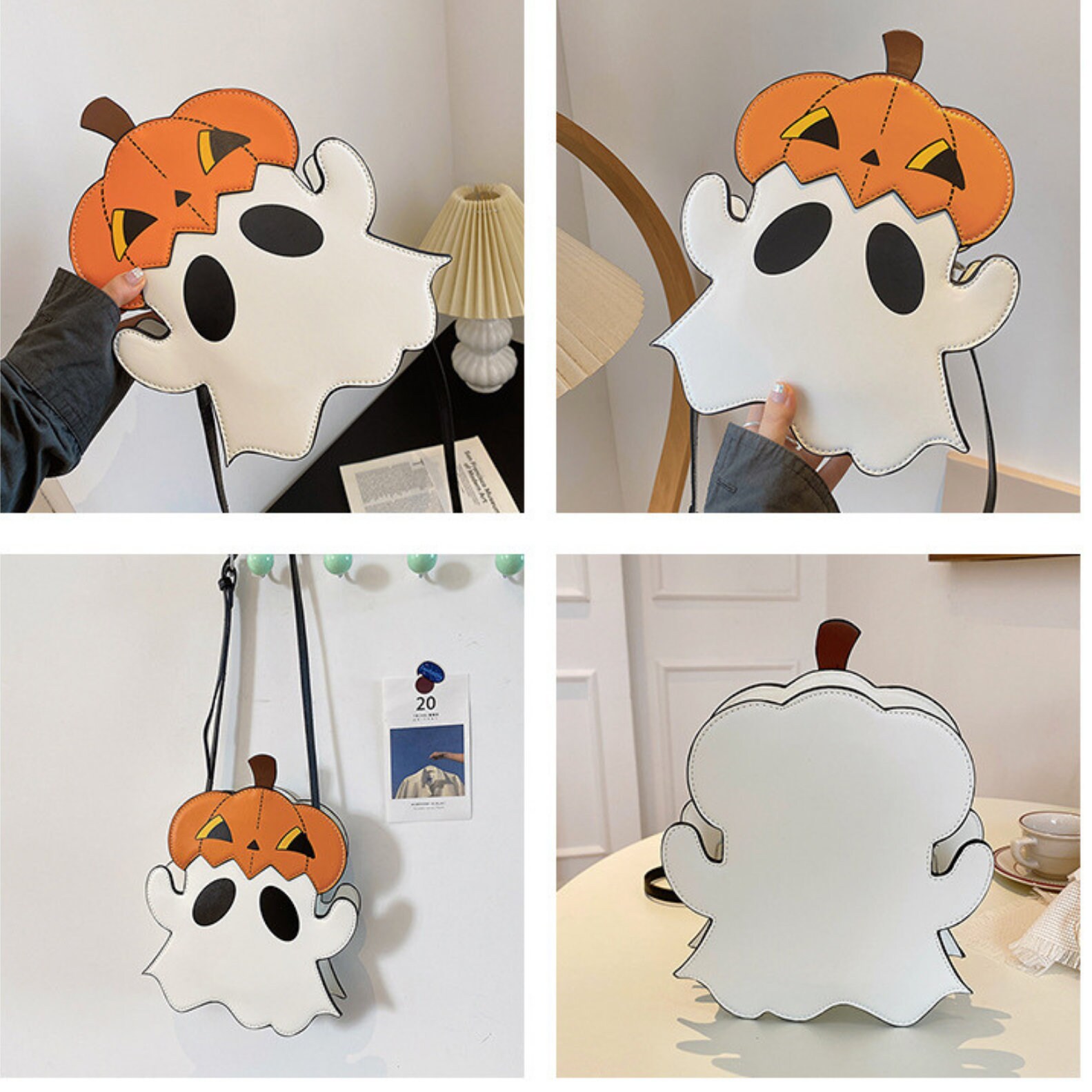 PUMPKIN GHOST PDF Pattern for Halloween Trick or Treat Bags, Halloween ...