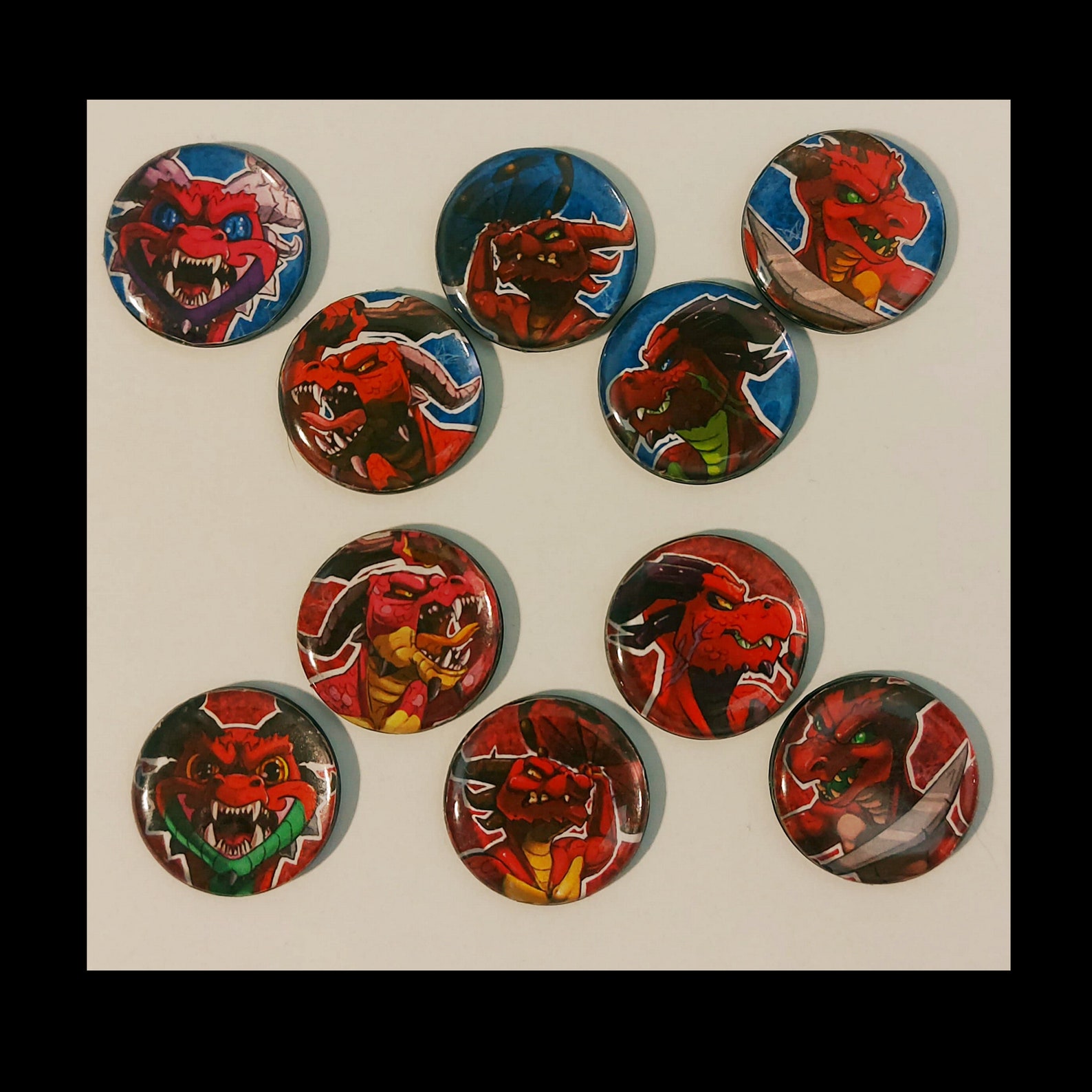 Monster Miniature Tokens D&D 10 Pack: Red Kobolds - Etsy