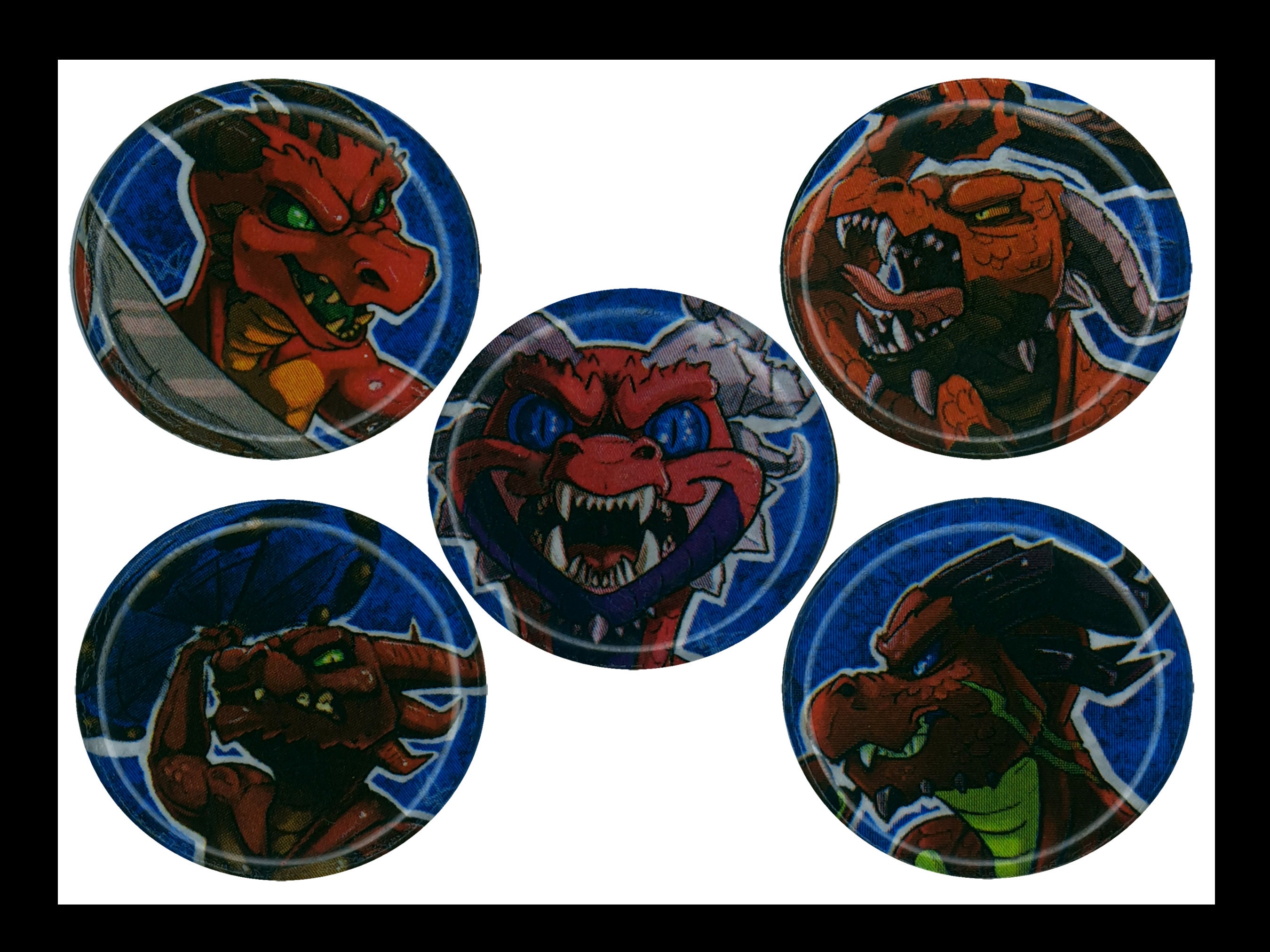 Dungeons and Dragons Monster 5 Pack: Red Kobold Tokens - Etsy