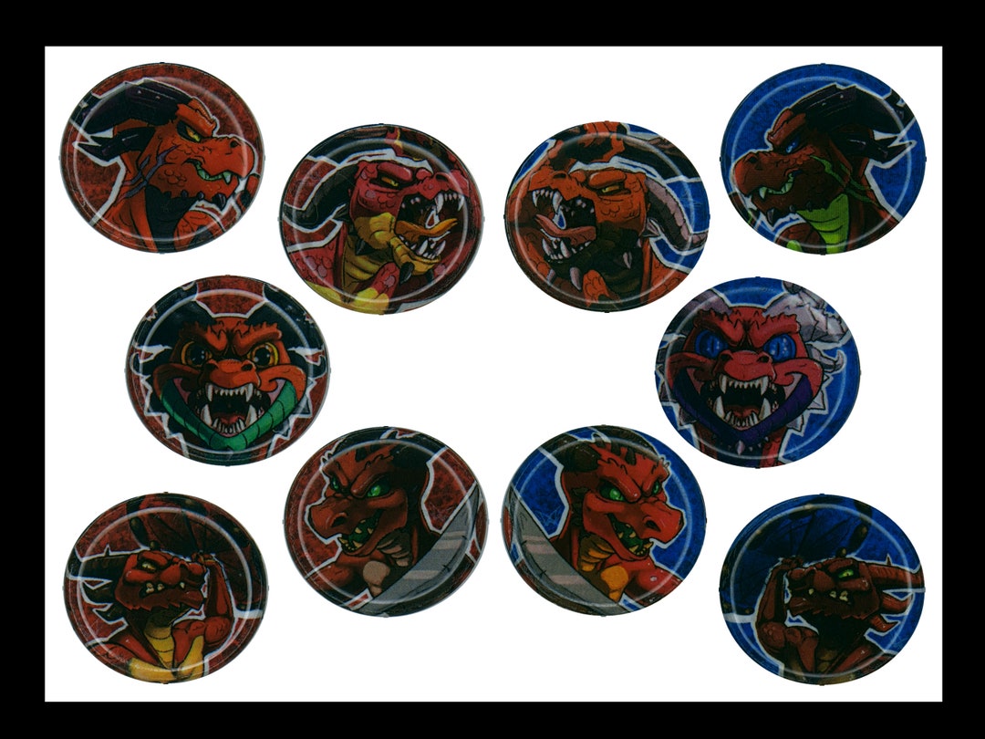 Monster Miniature Tokens, D&D 10 Pack: Red Kobolds - Etsy
