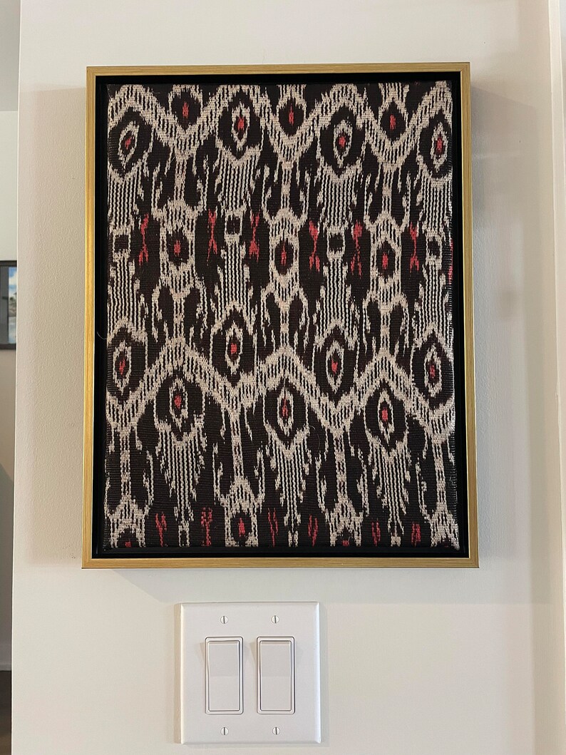 Framed T’nalak Textile 12"x16" - Etsy