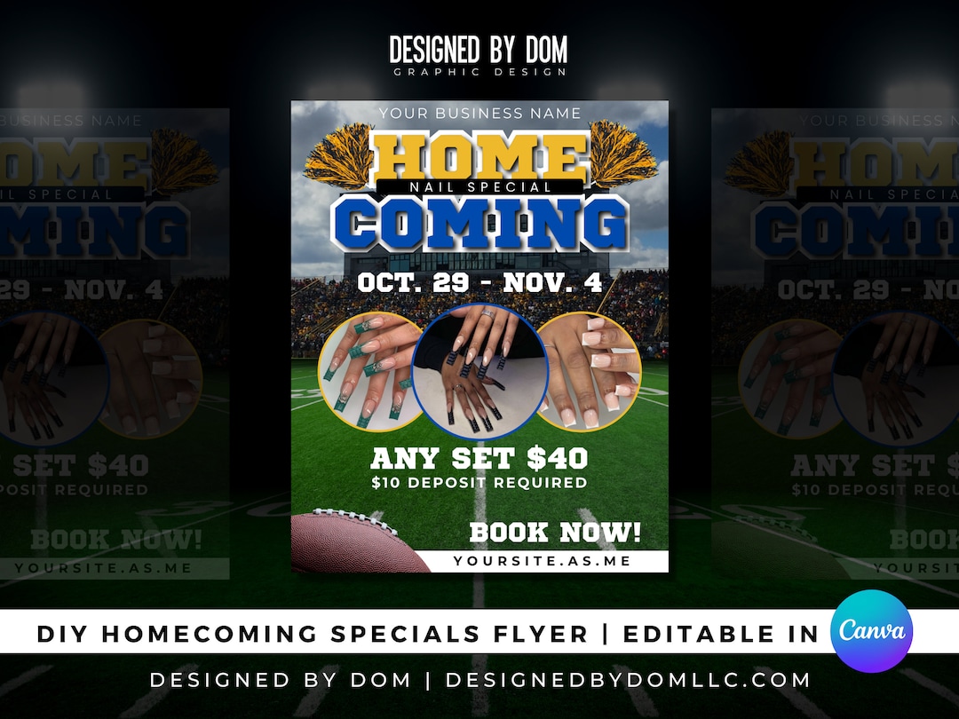 Homecoming Special Flyer, Homecoming Flyer for Hairstylists, HBCU ...