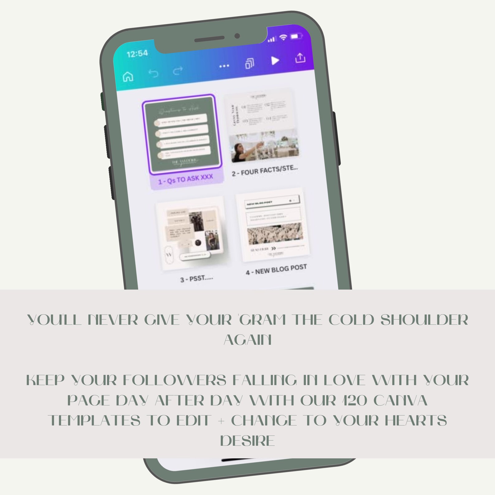 Four Month Calendar Prompt + Canva Templates to Boost IG Engagement for ...