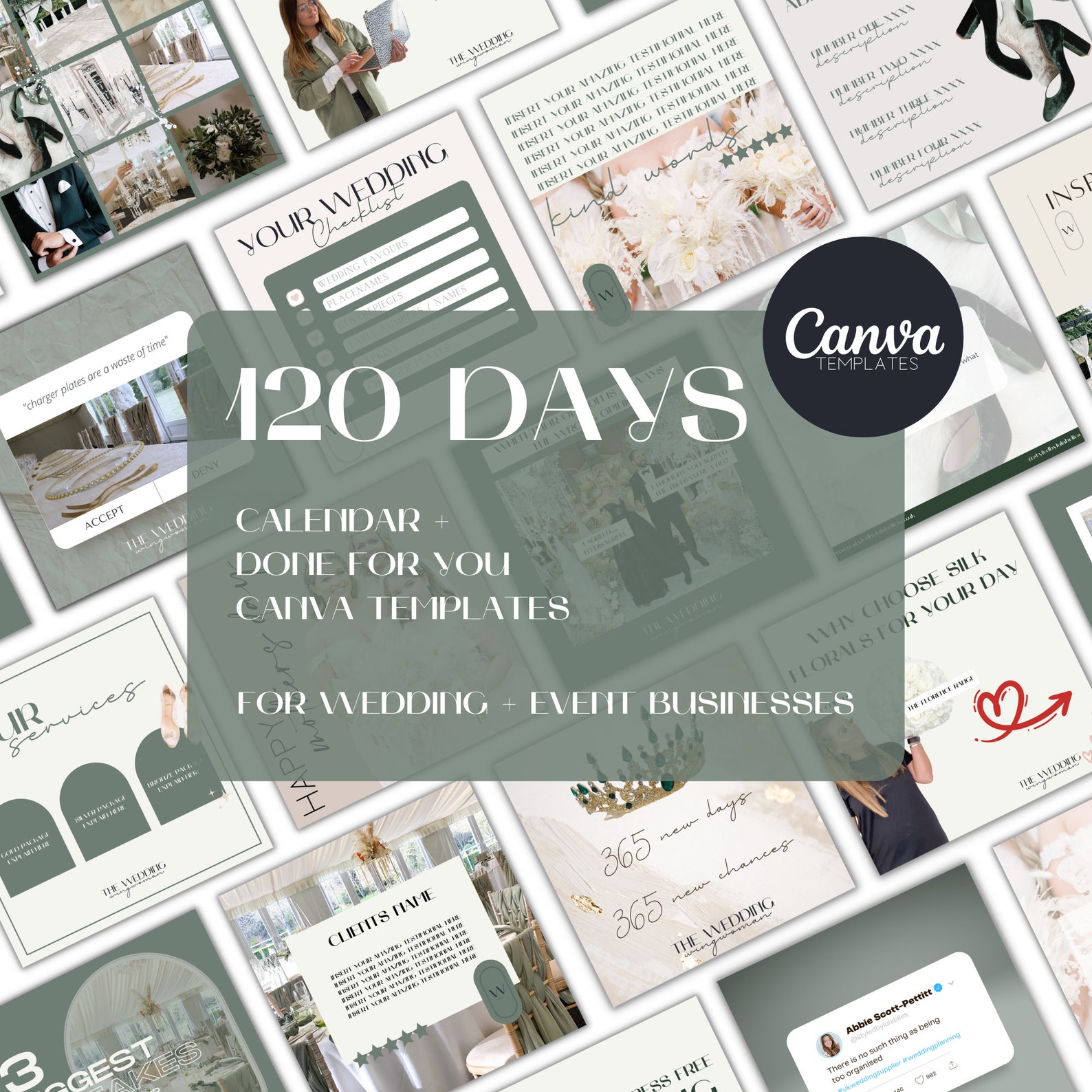 Four Month Calendar Prompt + Canva Templates to Boost IG Engagement for ...