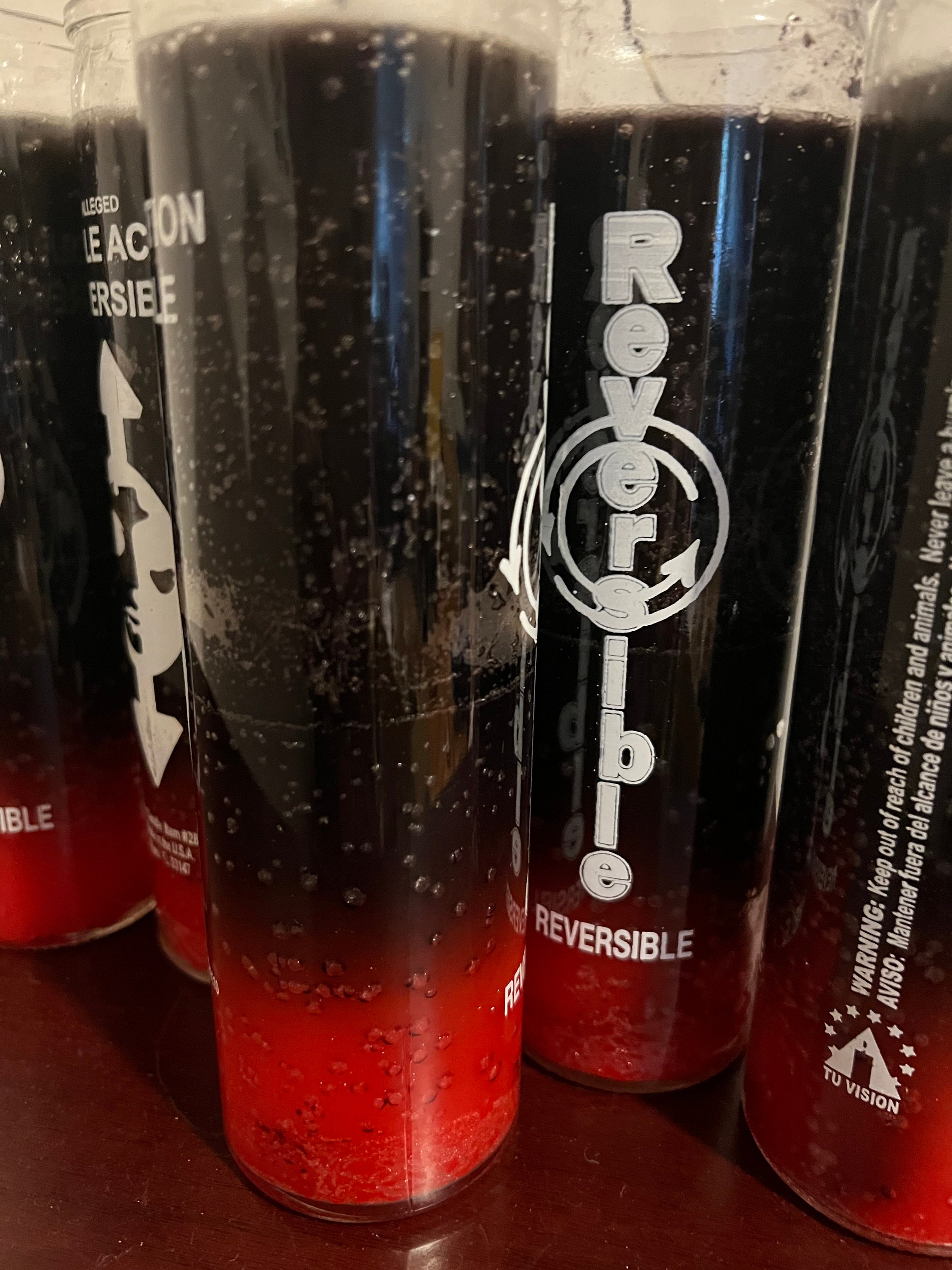 Reversible Double Action Candle for Orisha, Santeria , Hoodoo, Rootwork ...