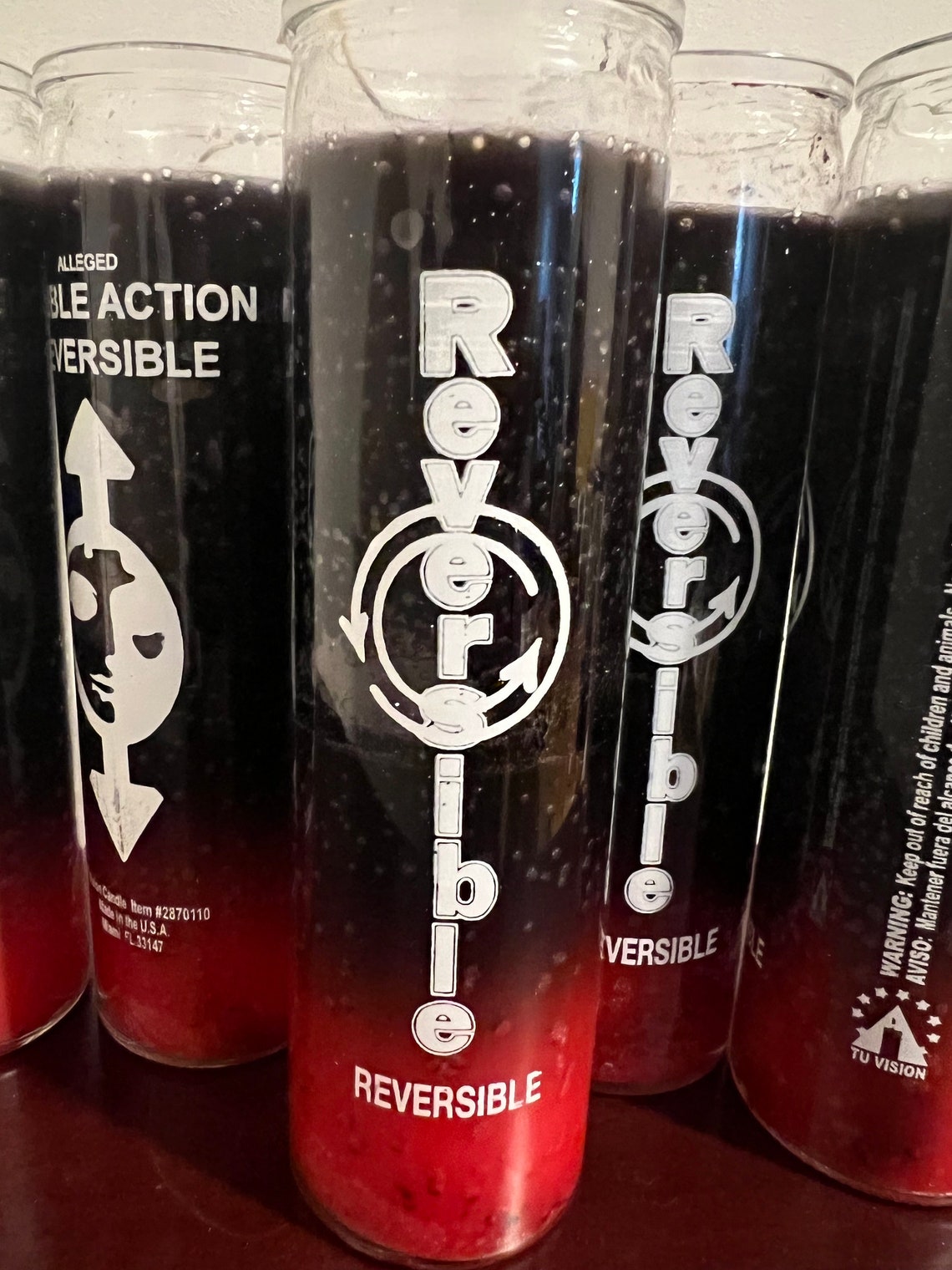 Reversible Double Action Candle for Orisha, Santeria , Hoodoo, Rootwork ...