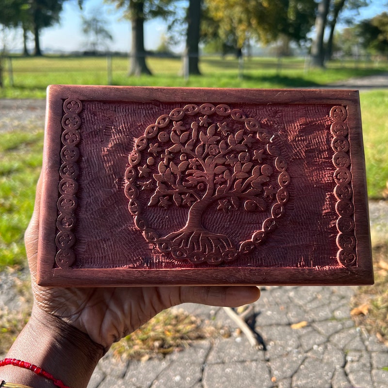 Tree of Life Wooden Box - Etsy
