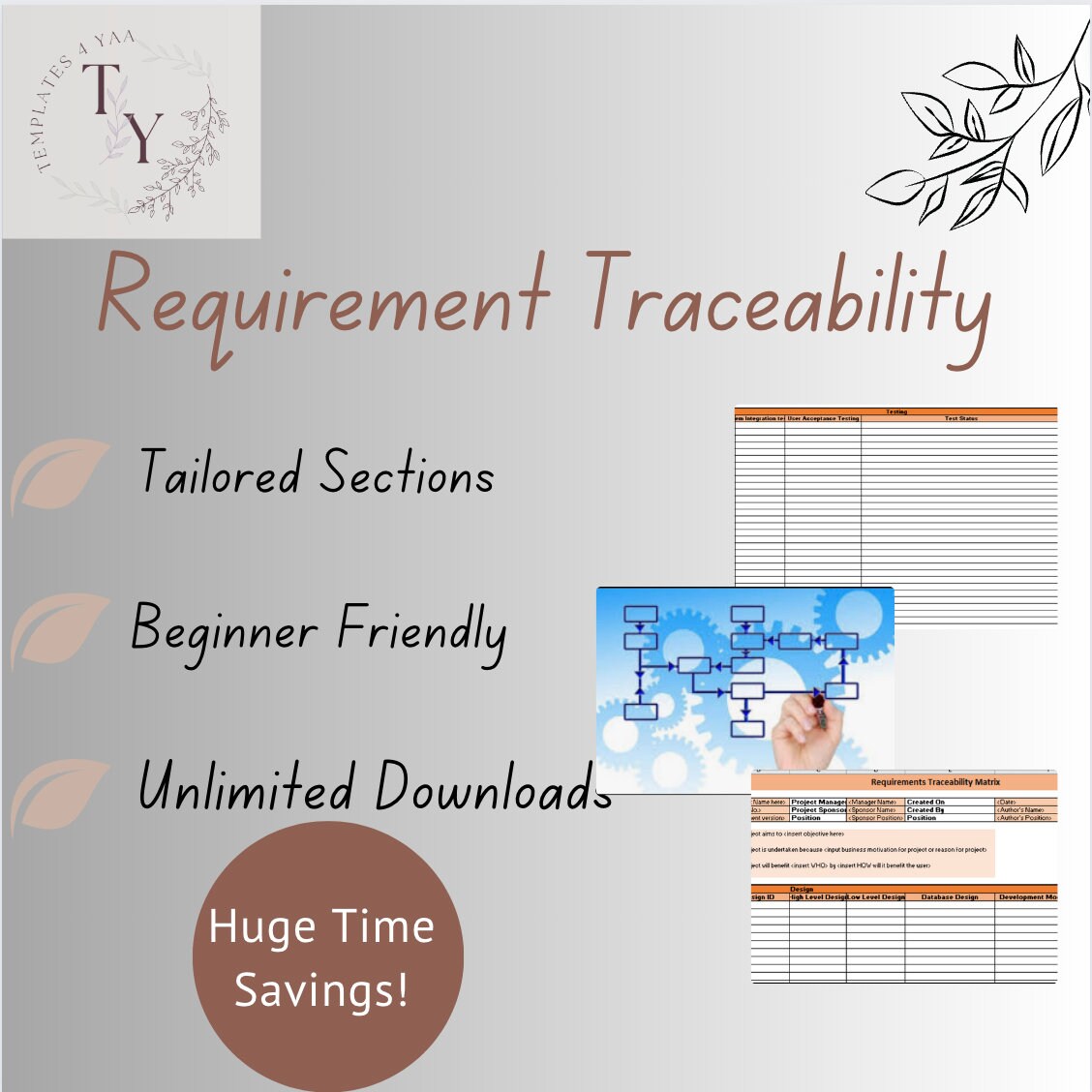 Requirement Traceability Matrix Template: Microsoft Excel - Etsy