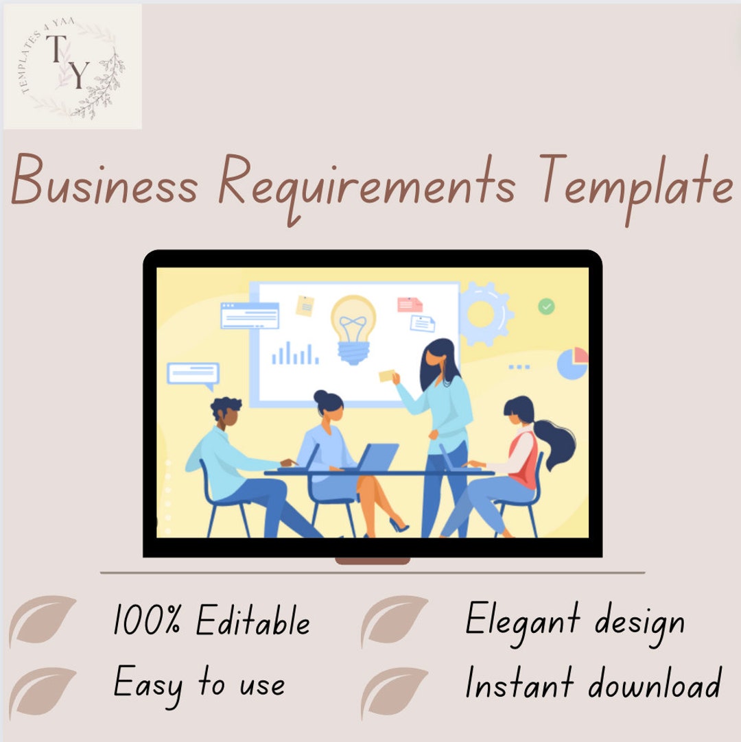 Comprehensive Business Requirements Document Template - Word Version ...