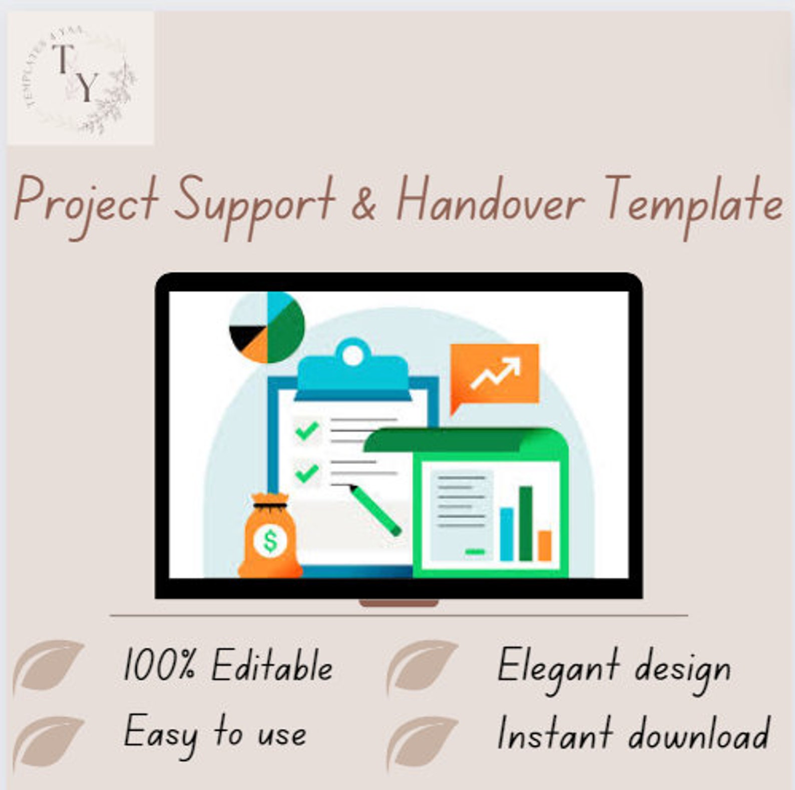 Seamless Project Support & Handover: Microsoft Word Template for ...
