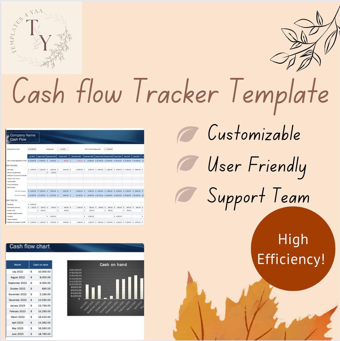 Smart Cash Flow Tracker Excel Template for Small to Medium Businesses ...
