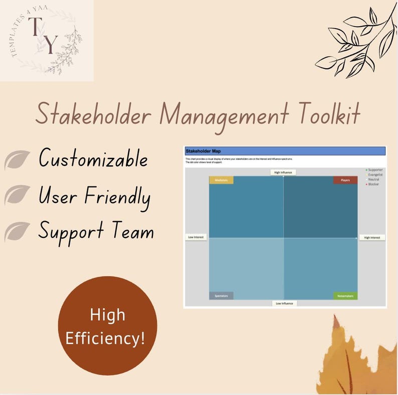 Stakeholder Management Toolkit | MS Word & Excel Templates ...