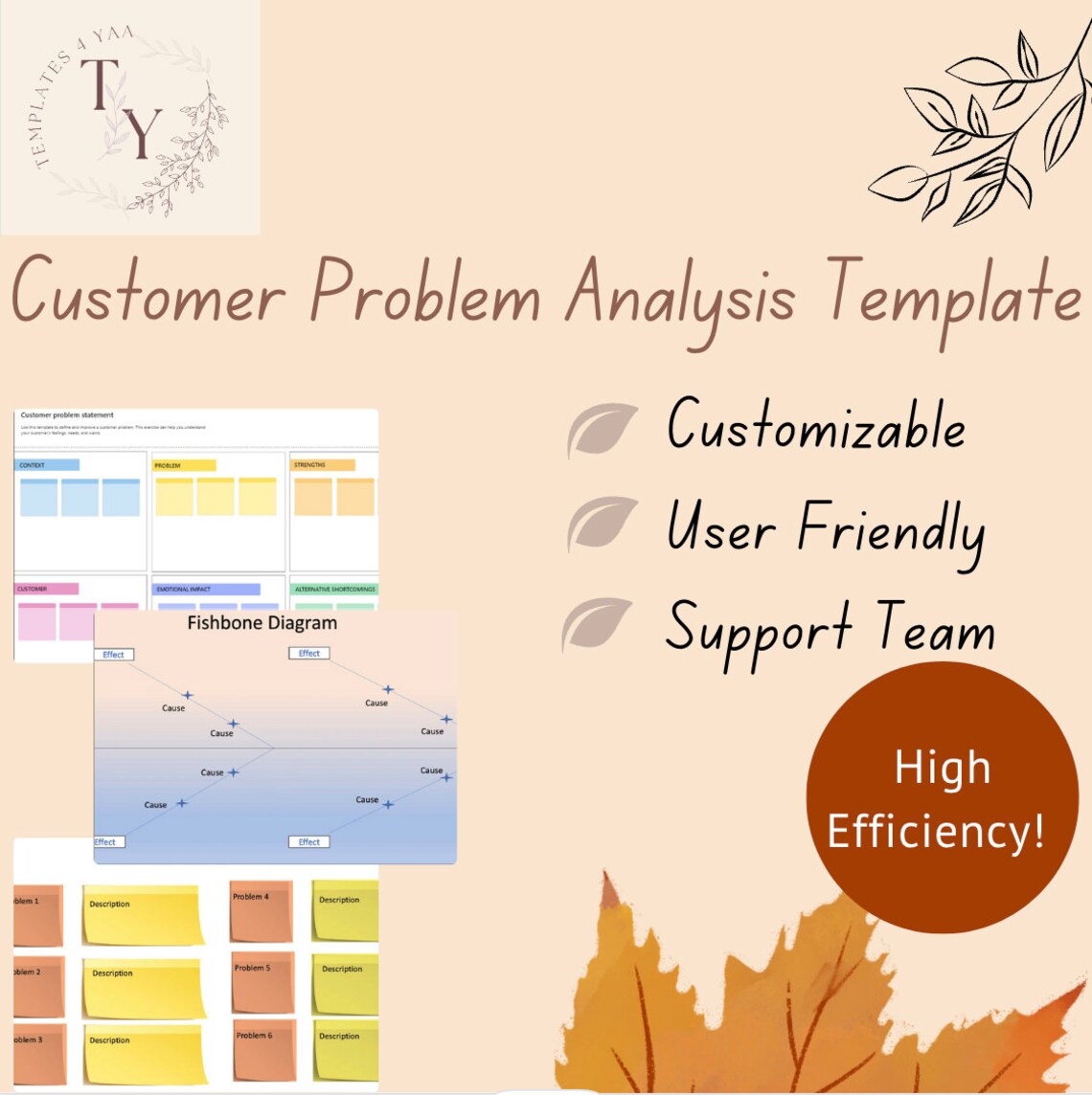 Versatile Cause-effect Analysis & Customer Problem Analysis Template ...