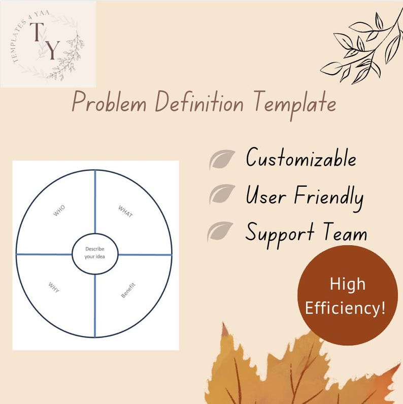 Problem Definition Template | Business Analysis, Consulting & Project ...